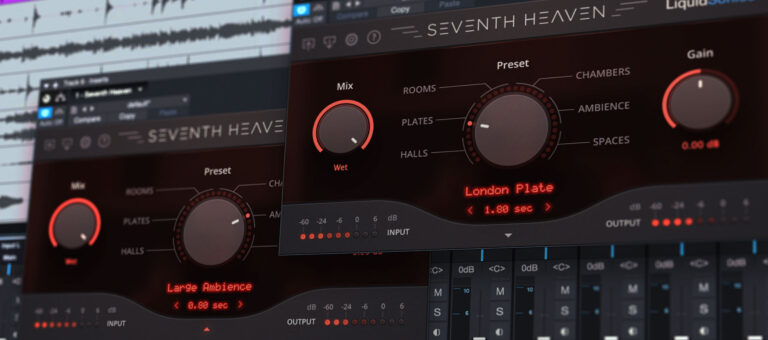 Seventh Heaven reverb plugin - AAX, VST, AU - LiquidSonics