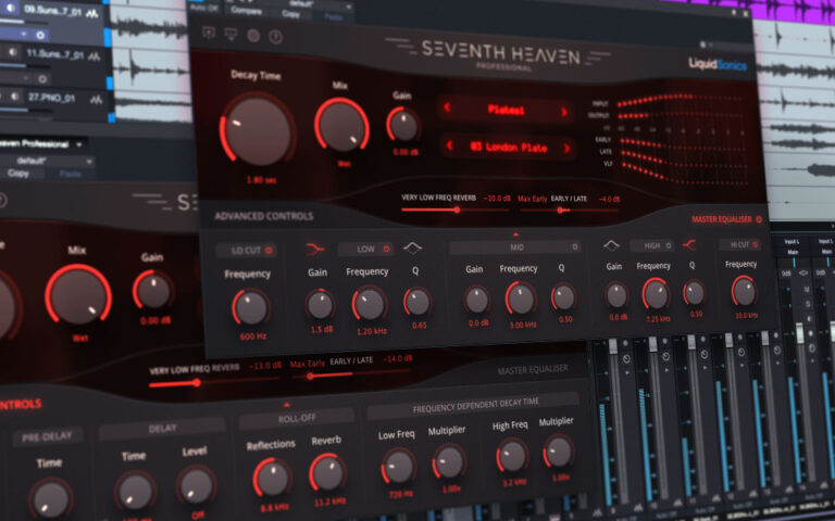 Seventh Heaven Professional reverb plugin AAX, AU, VST - LiquidSonics