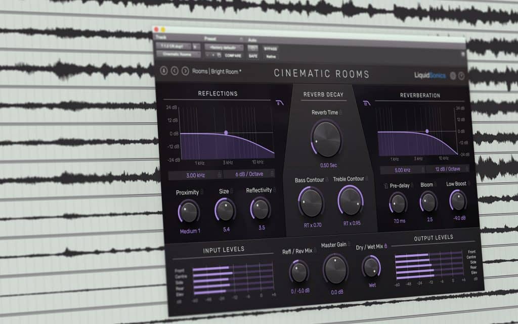 Cinematic Rooms Surround & Atmos Reverb Plugin - AAX, VST, AU