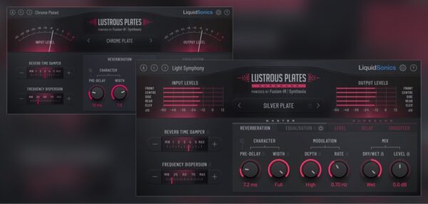 Lustrous Plates Surround reverb plugin AAX, AU, VST - LiquidSonics
