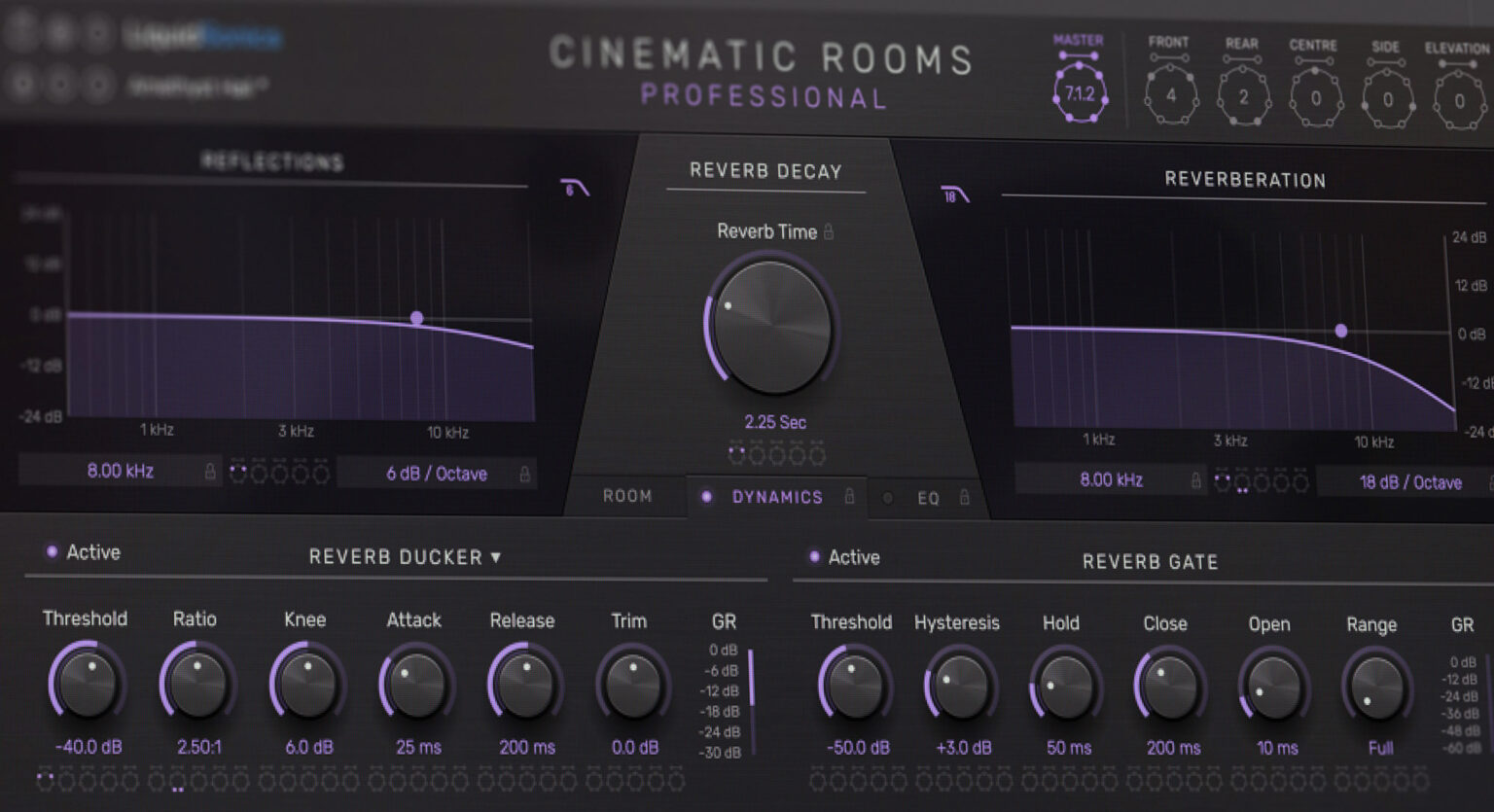 Dynamics Added To Cinematic Rooms Professional v1.2 - LiquidSonics