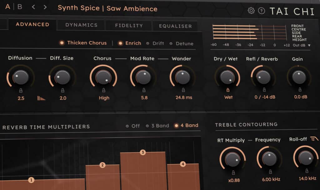 Tai Chi ensemble reverb plugin - AAX, VST, AU - LiquidSonics