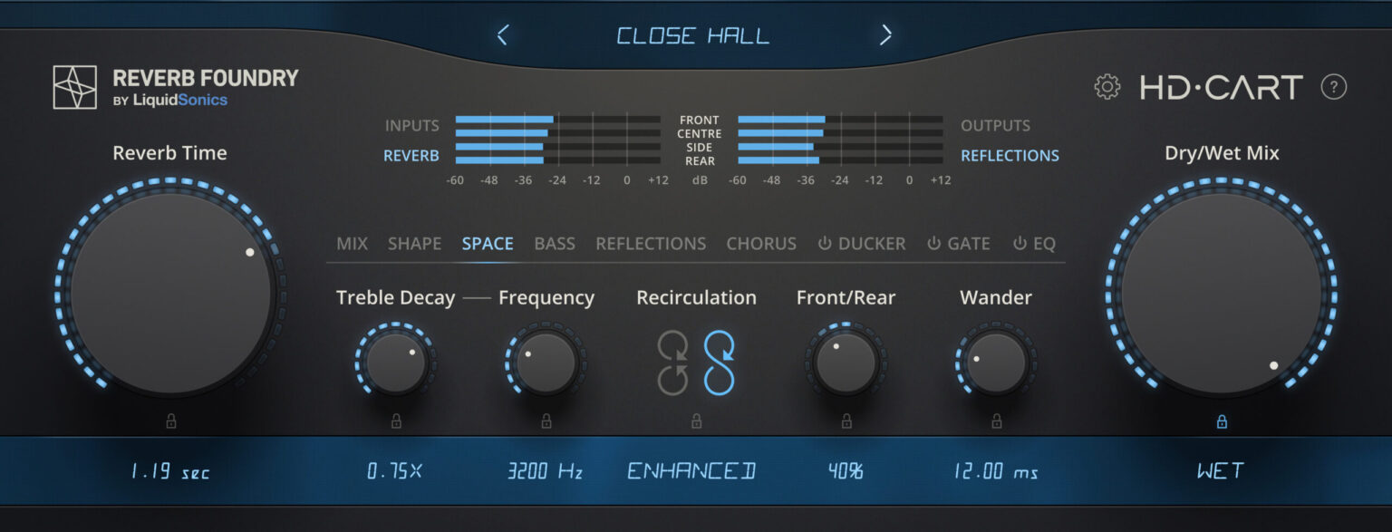 Reverb plugins for music & post production, AAX, AU, VST - LiquidSonics