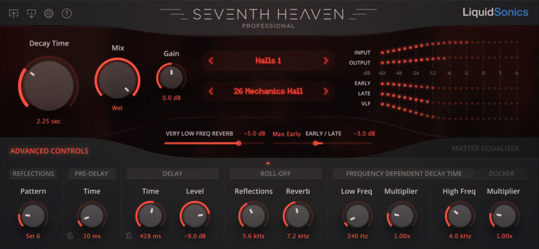 Reverb plugins for music & post production, AAX, AU, VST - LiquidSonics